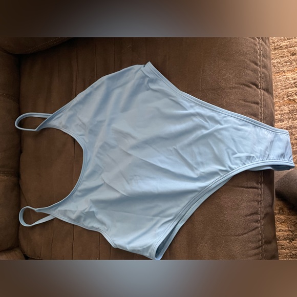 Fabletics | Swim | Fabletics Light Blue One Piece Swim Suit | Poshmark